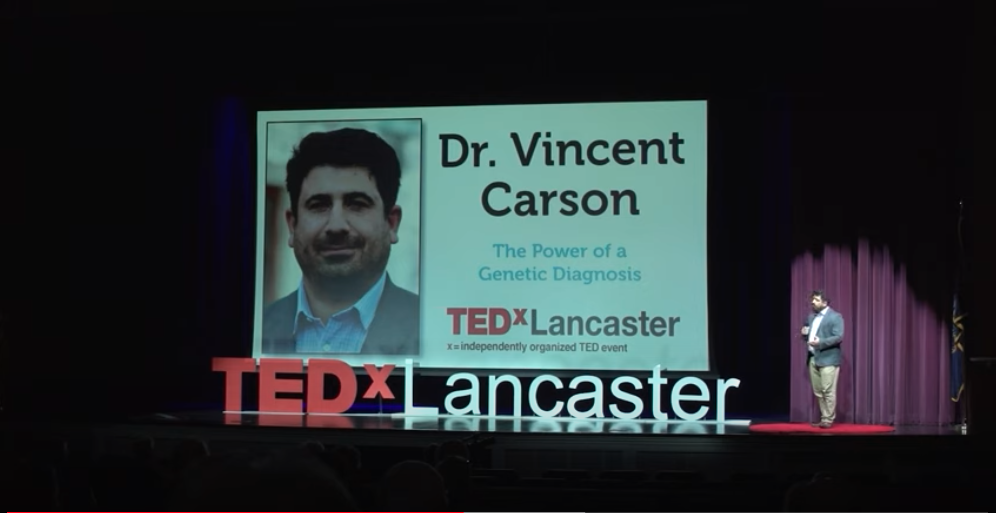 Watch Dr. Vincent Carson’s TEDx Lancaster Talk “The Power of a Genetic ...